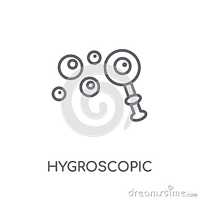 Hygroscopic Linear Icon. Modern Outline Hygroscopic Logo Concept ...