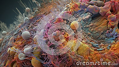 Hyper-realistic Detail Of B2 Adrenergic Receptor Communication Under ...