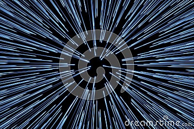 Hyper Speed Particles Tunnel Royalty-Free Illustration | CartoonDealer ...