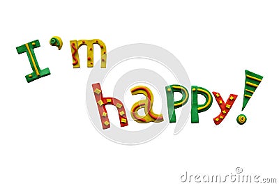 I Am Happy Stock Photo - Image: 67112747
