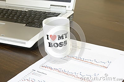 I Love My Boss Stock Photos - Image: 1430543