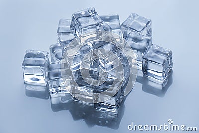 Ice Cubes On The Table Stock Photography | CartoonDealer.com #44557112