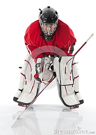 Ice Hockey Goalie Stock Photography - Image: 14423682