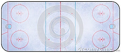 Ice Hockey Rink Stock Image - Image: 36731431