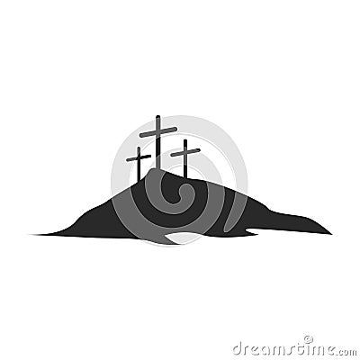 The Icon Of Calvary. Symbol. Simple Element Vector Illustration On A ...