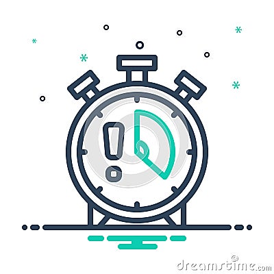 Mix Icon For Limitation, Restriction And Limit Cartoon Vector ...