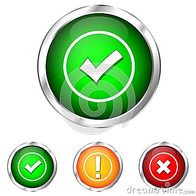 Icon Validation Royalty Free Stock Image - Image: 32265526
