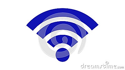 Icona Della Rete Wireless Simbolo Del Wi-Fi Archivi Video - Video di ...