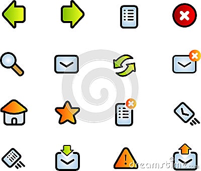 Web 2.0 icons, set stock vector. Illustration of graphics - 2914854