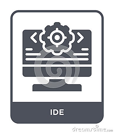 Ide Icon In Trendy Design Style. Ide Icon Isolated On White Background ...