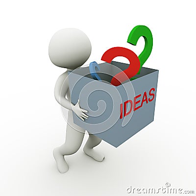 Ideas And Questions Stock Images - Image: 19253374