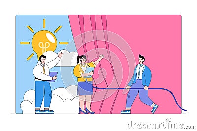 Ideation, Brainstorming For New Ideas, Successful Meeting Discussion ...