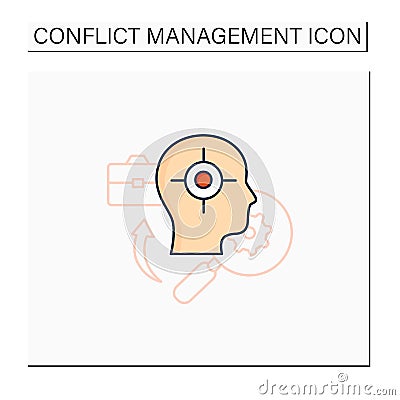 Identifying Triggers Color Icon Cartoon Vector | CartoonDealer.com ...