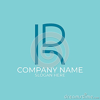 Idr Logo Design, Idr Monogram Logo Cartoon Vector | CartoonDealer.com ...