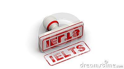 IELTS. Stamp Leaves a Imprint Stock Video - Video of videon, print ...
