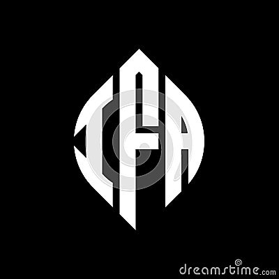 IFA Circle Letter Logo Design With Circle And Ellipse Shape. IFA ...