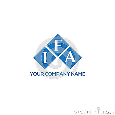 IFA Letter Logo Design On WHITE Background. IFA Creative Initials ...