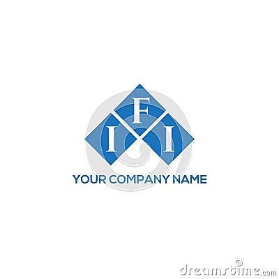IFI Letter Logo Design On WHITE Background. IFI Creative Initials ...