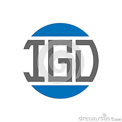 IGD Letter Logo Design On White Background. IGD Creative Initials ...