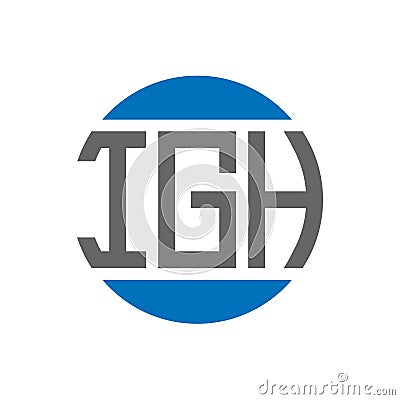 IGH Letter Logo Design On White Background. IGH Creative Initials ...