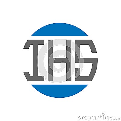 IHS Letter Logo Design On White Background. IHS Creative Initials ...