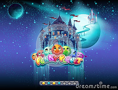 Illustrates An Example Of Loading Screen For A Computer Game On The ...