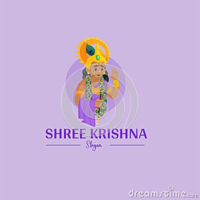 Shree Krishna Vector Mascot Logo | CartoonDealer.com #265505948