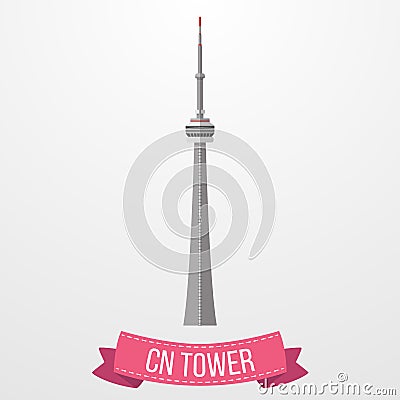 CN Tower Icon On White Background Editorial Photo | CartoonDealer.com ...