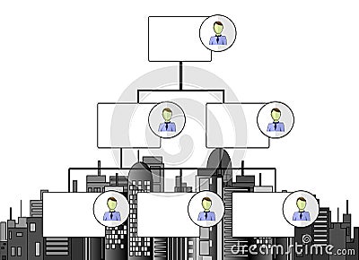 Illustration Of Organogram Stock Image | CartoonDealer.com #81123529