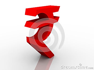 Illustration Of A Rupee Symbol Royalty-Free Cartoon | CartoonDealer.com ...