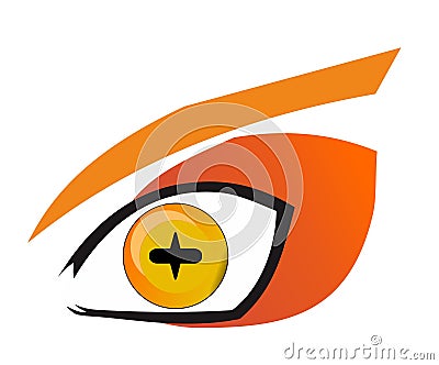 Kyubi Sage Mode Eye Vector | CartoonDealer.com #242322047