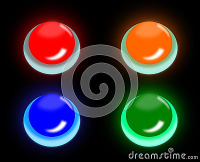 The Illustrations And Clipart. Buttons For Vector. Panic Buttons ...