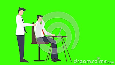 Illustrator Office Work Communication Animation Stock Footage - Video ...