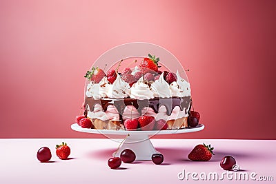 Cake Table Tasty Dessert Background Royalty-Free Stock Image ...
