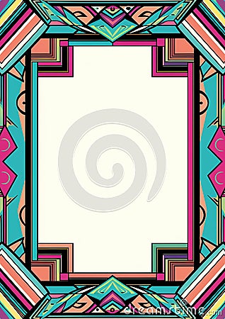 Pixel Art Border 90s Retro Nostalgic Frame Stock Image | CartoonDealer ...