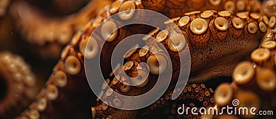 Close Up Of Octopus Tentacles With Suckers Stock Photography ...