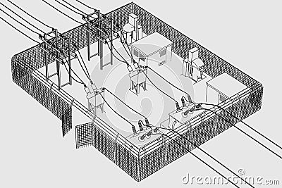 Image Of Substation Place Royalty Free Stock Images - Image: 35869749