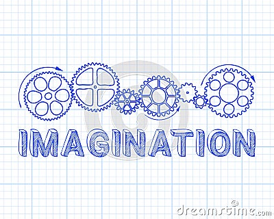 Imagination Graph Paper Vector Illustration | CartoonDealer.com #103918382