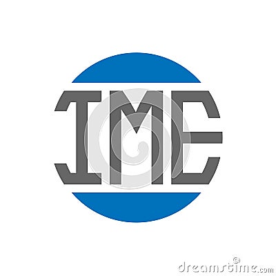 IME Letter Logo Design On White Background. IME Creative Initials ...
