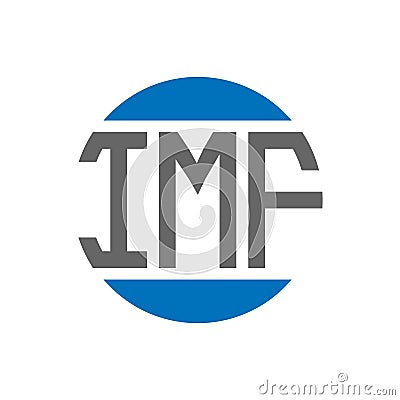 IMF Letter Logo Design On White Background. IMF Creative Initials ...