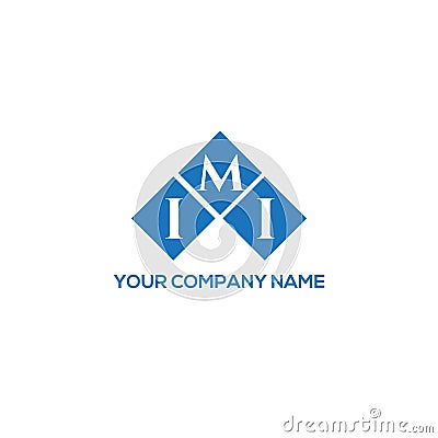 IMI Letter Logo Design On WHITE Background. IMI Creative Initials ...