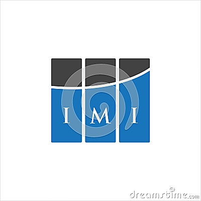 IMI Letter Logo Design On WHITE Background. IMI Creative Initials ...
