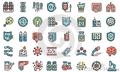 Weak Immune System Icons Stock Illustrations – 25 Weak Immune System ...