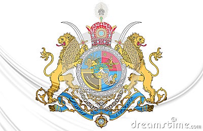 Imperial Coat Of Arms Of Iran Stock Illustration - Image: 64026406