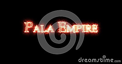 Imperio Pala Escrito Con Fuego. Bucle Metrajes - Vídeo de historia ...
