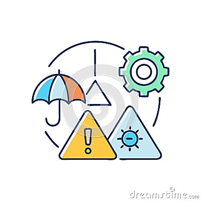 Implementing Effective Risk Control Measures Vector Illustration ...
