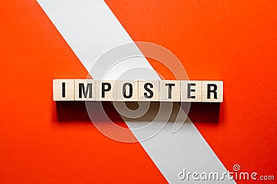 Imposter Word Concept On Cubes Royalty-Free Stock Photo | CartoonDealer ...