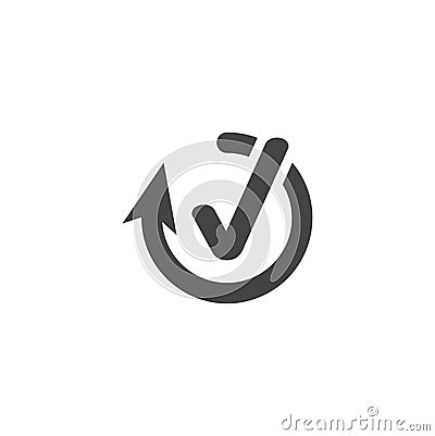 Improve Vector Icon On White Isolated Background. Layers Grouped For ...