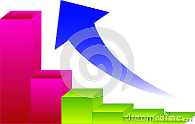 Improving Graphs And Arrow Vector Illustration | CartoonDealer.com ...