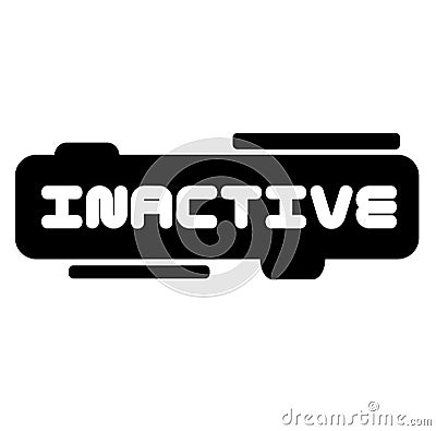 INACTIVE Stamp On White Isolated Royalty-Free Stock Photography ...